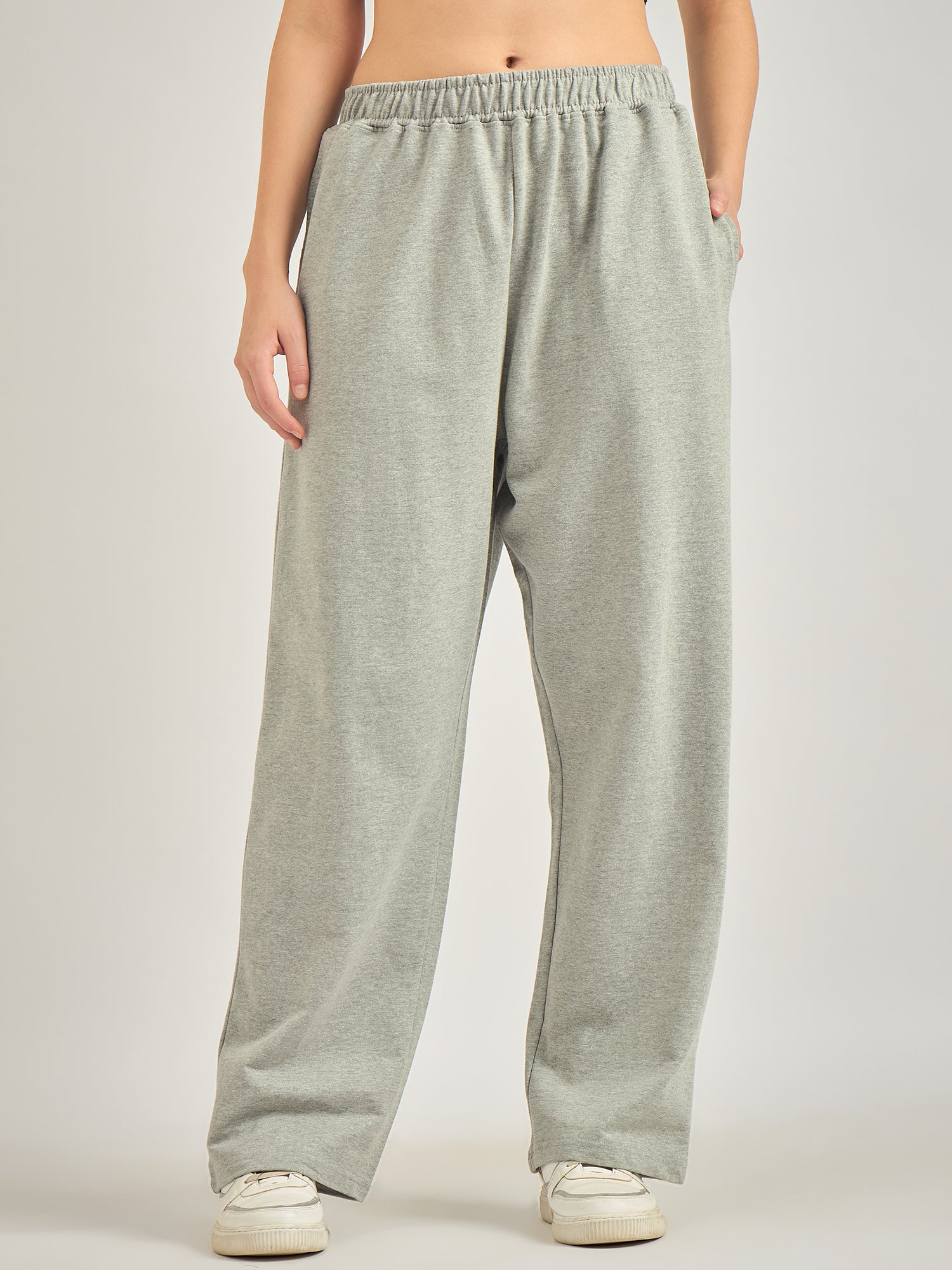 Shop Light Grey Sweatpants - for Women | OUTZIDR | Gen-Z Style
