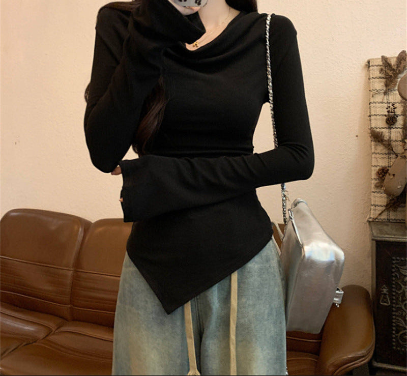 Shop Black Basic Solid Top - for Women | OUTZIDR | Gen-Z Style